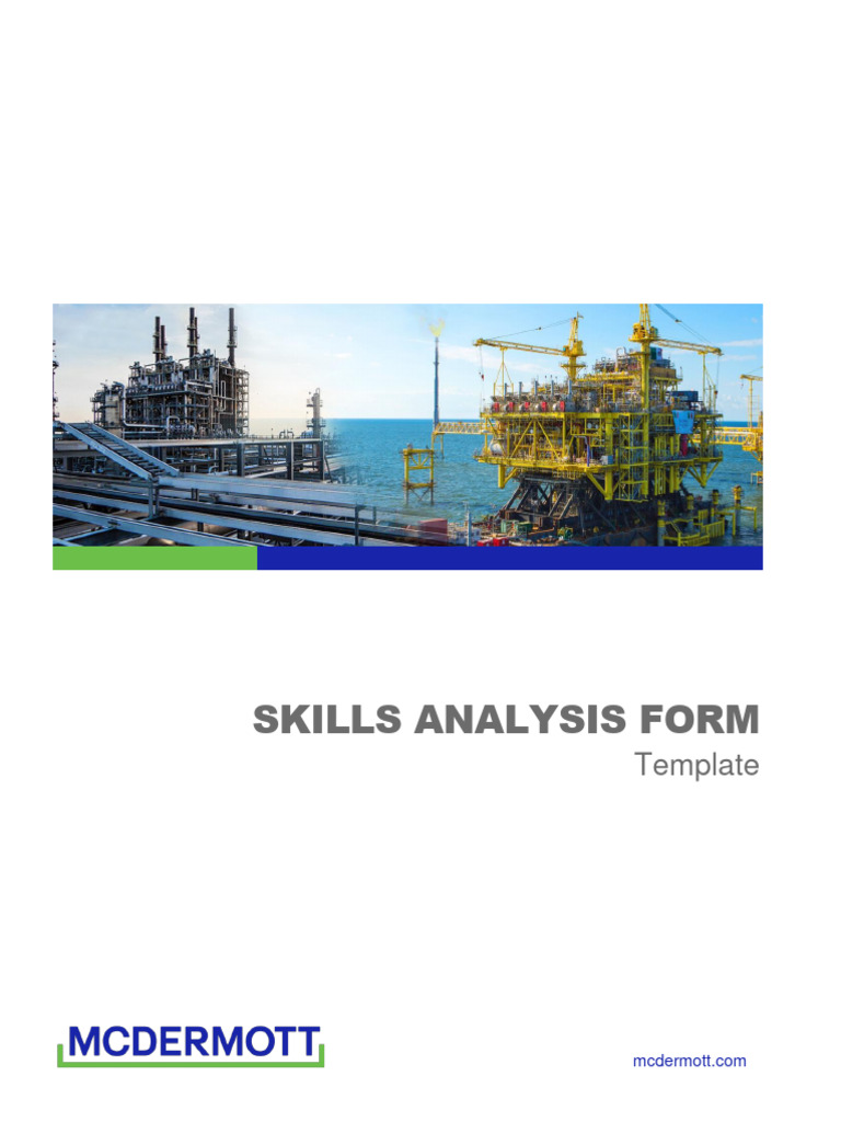 Skills Analysis Form - Template | PDF | Data | Computer Program