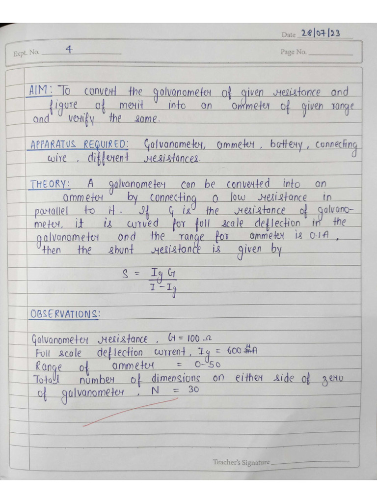 Phy Prac Class 12 | PDF