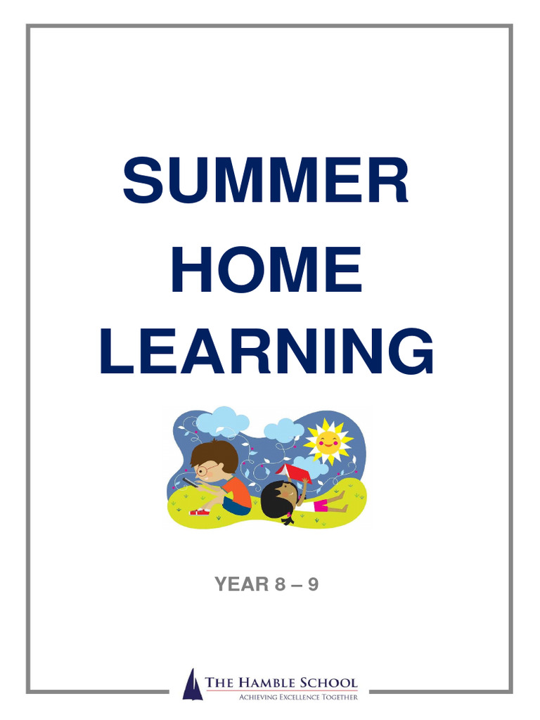 Year 8-9 Summer Learning Resources | PDF | Engineering | Learning