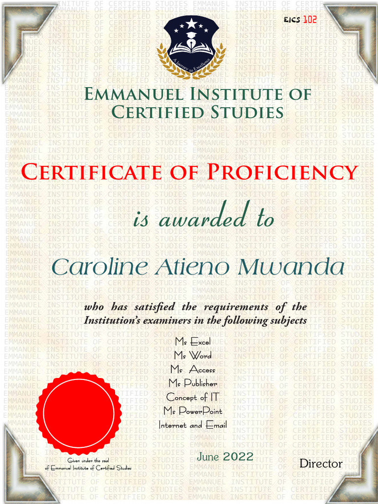 Certificate of Proficiency Awarded | PDF | Temporal Rates | Input/Output