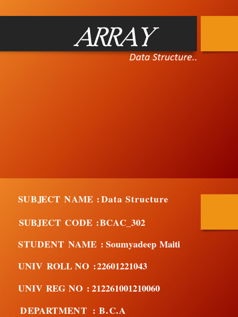 Soumyadeep Maiti - BCAC - 302 | PDF | Computer Data | Computer Programming