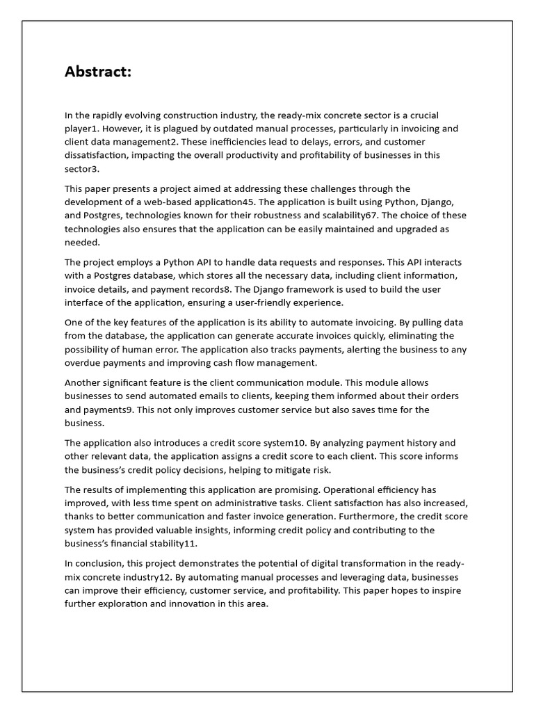 Abstract PPD | Download Free PDF | Automation | Databases