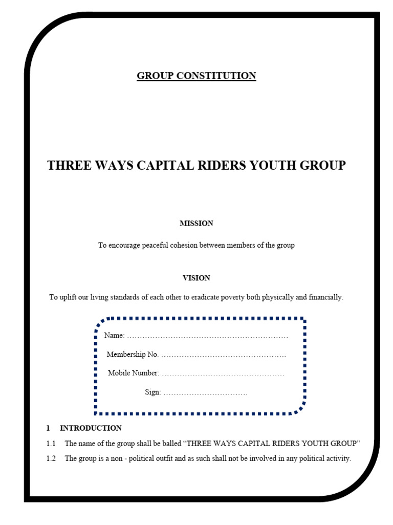Three Ways Constitution | PDF | Loans | Supermajority