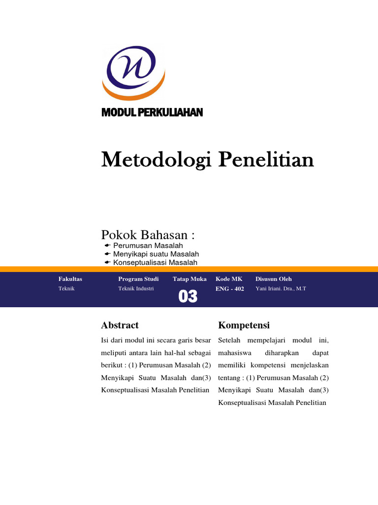 Modul 3 Metlit | PDF