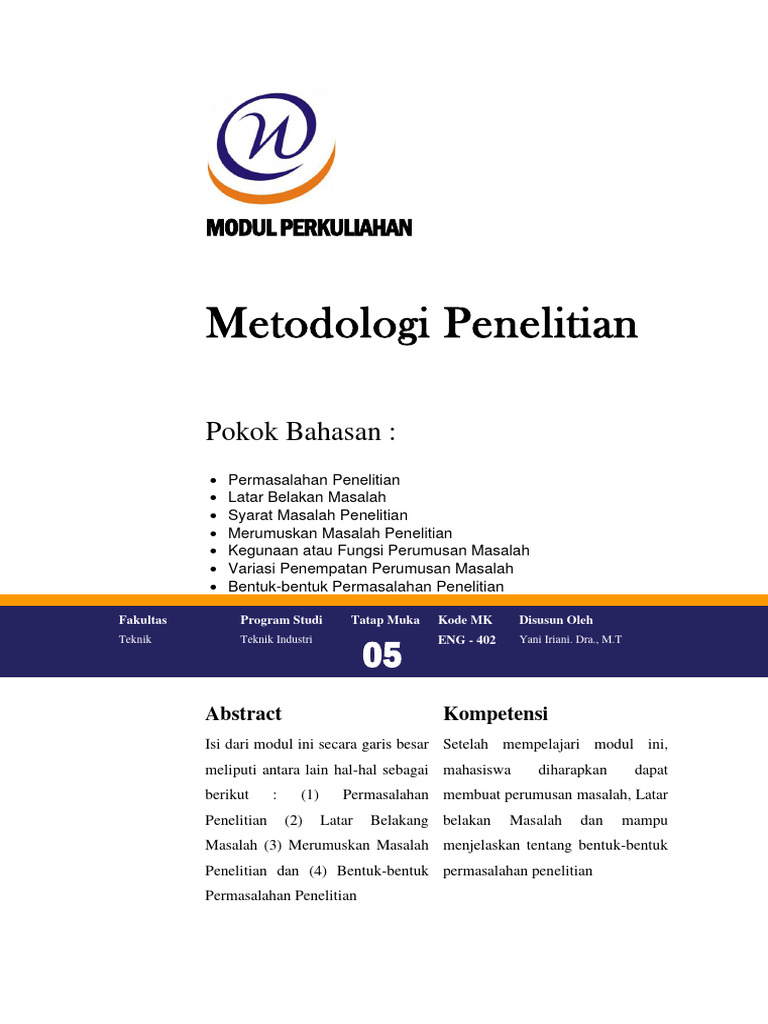 Modul 5 Metlit | PDF