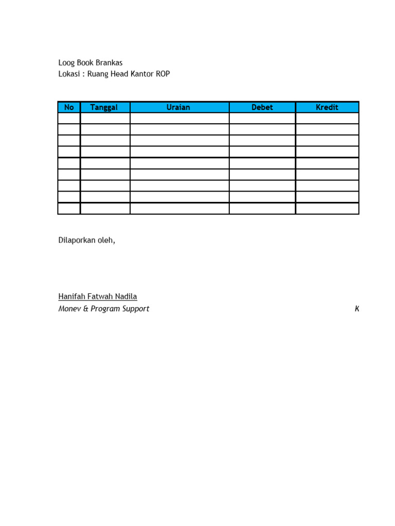 Log Book | PDF