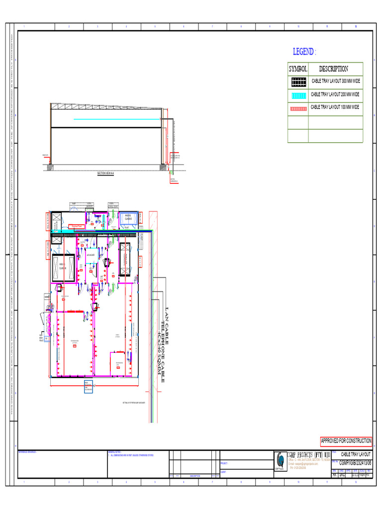 Prefab GMP Container Layout Plan | PDF | Wire | Electrical Wiring