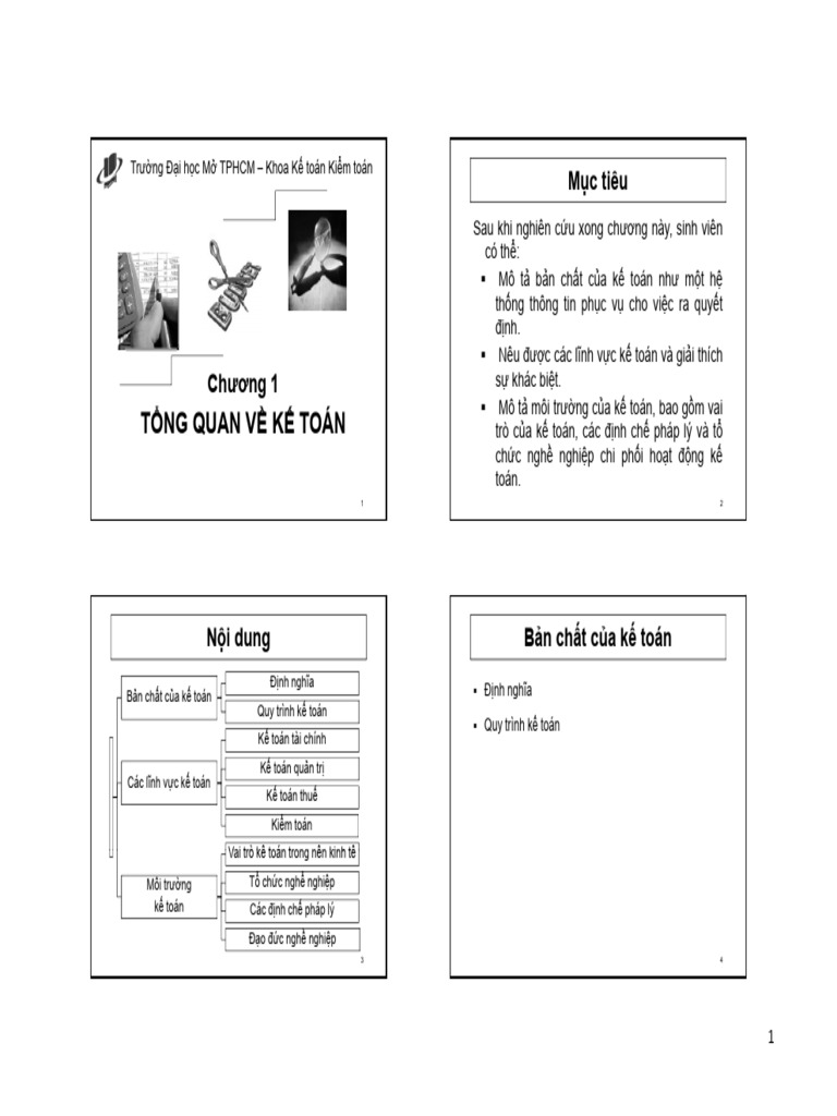 1 - Tong Quan Ve Ke Toan | PDF