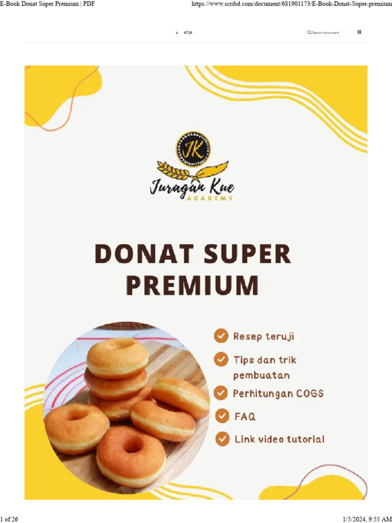 E-Book Donat Super Premium PDF | PDF | Scribd | Book Publishing