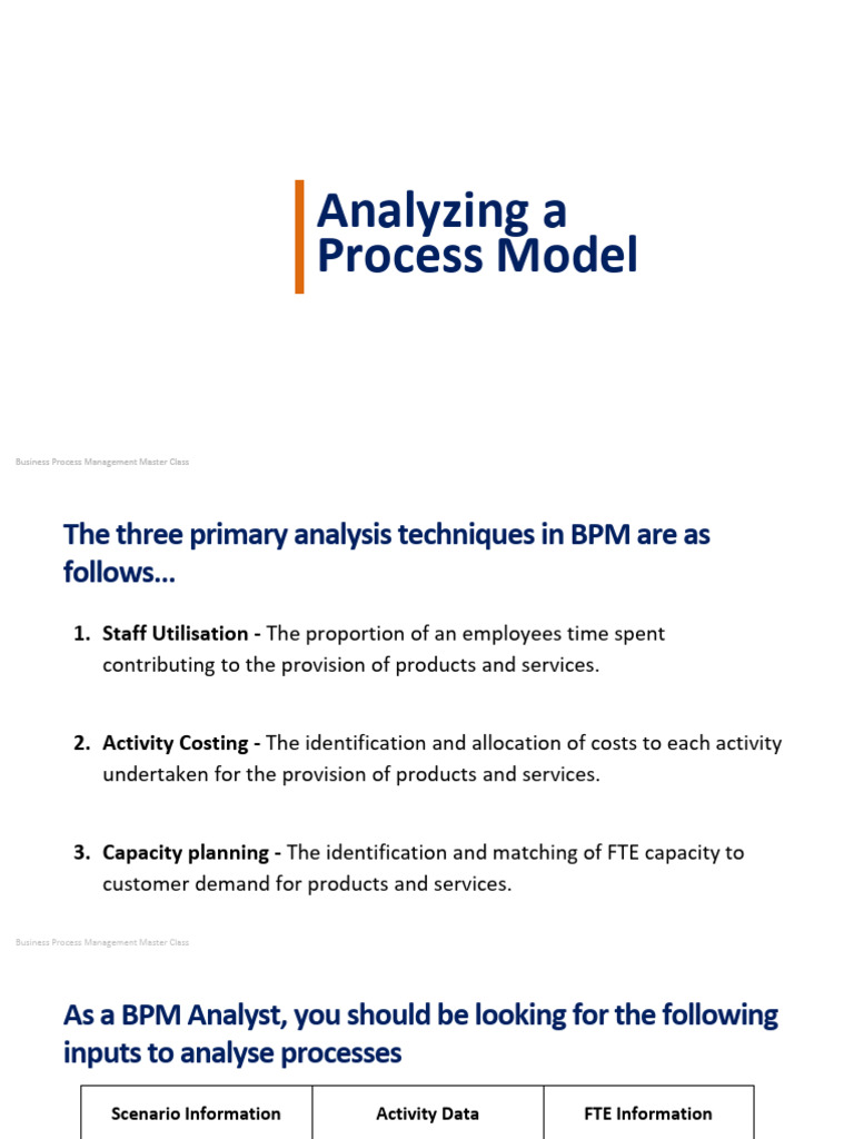 Analyzing A Process Model | PDF