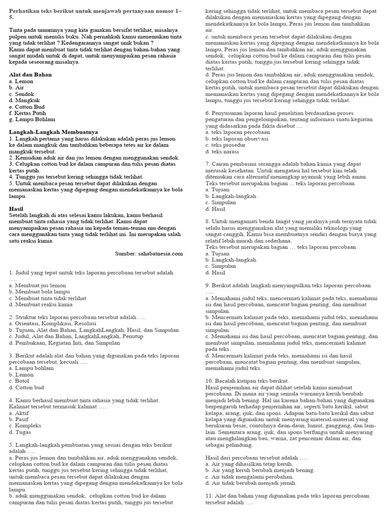 Soal Laporan Percobaan 9C | PDF