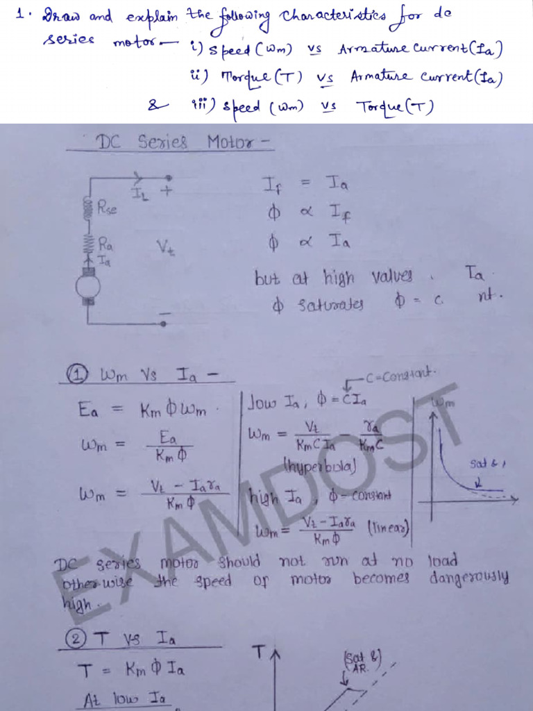 DC Machine Important Questions Part 03 | Download Free PDF | Electrical Engineering ...