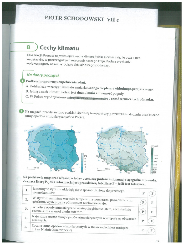 Cechy Klimatu | PDF