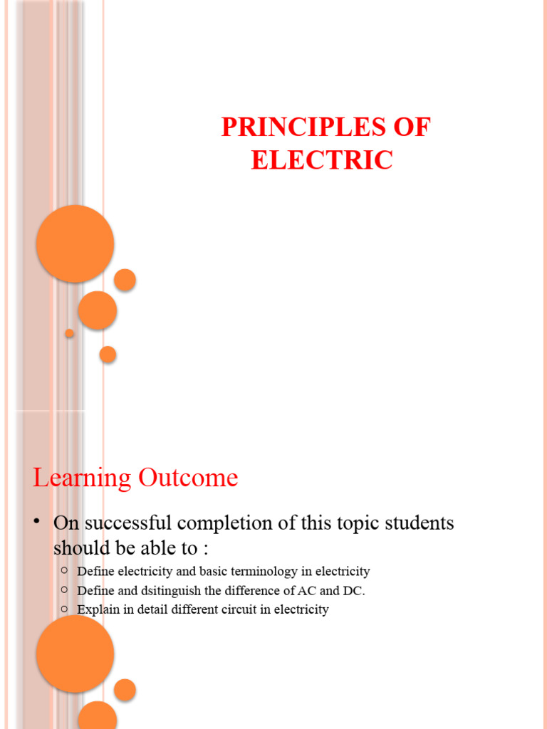 Principles of Electricity: AC vs DC Explained | PDF | Direct Current ...