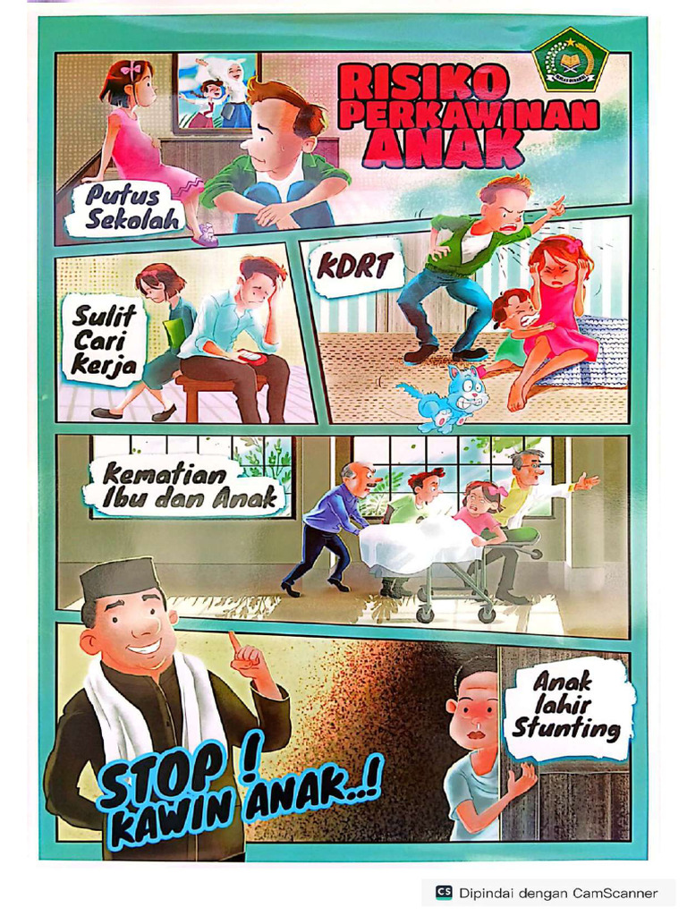 Kemenag_Poster Resiko Perkawinan Anak | PDF