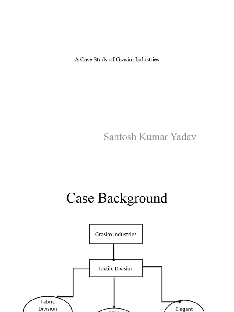 Case Grasim | PDF | Textiles | Spinning (Textiles)