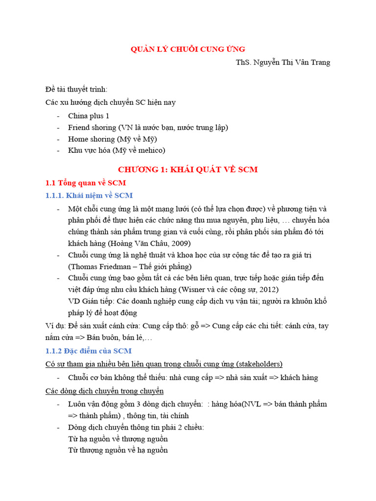 Qu N Lý Chu I Cung NG | PDF