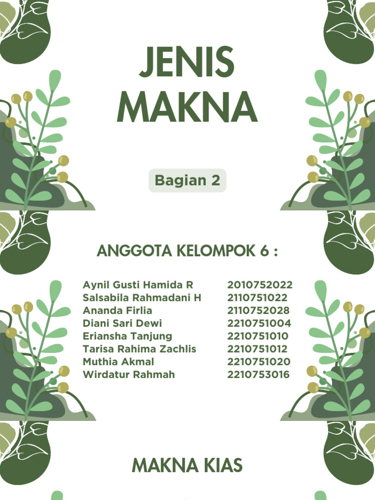 Jenis dan Makna Kias dalam Bahasa | PDF