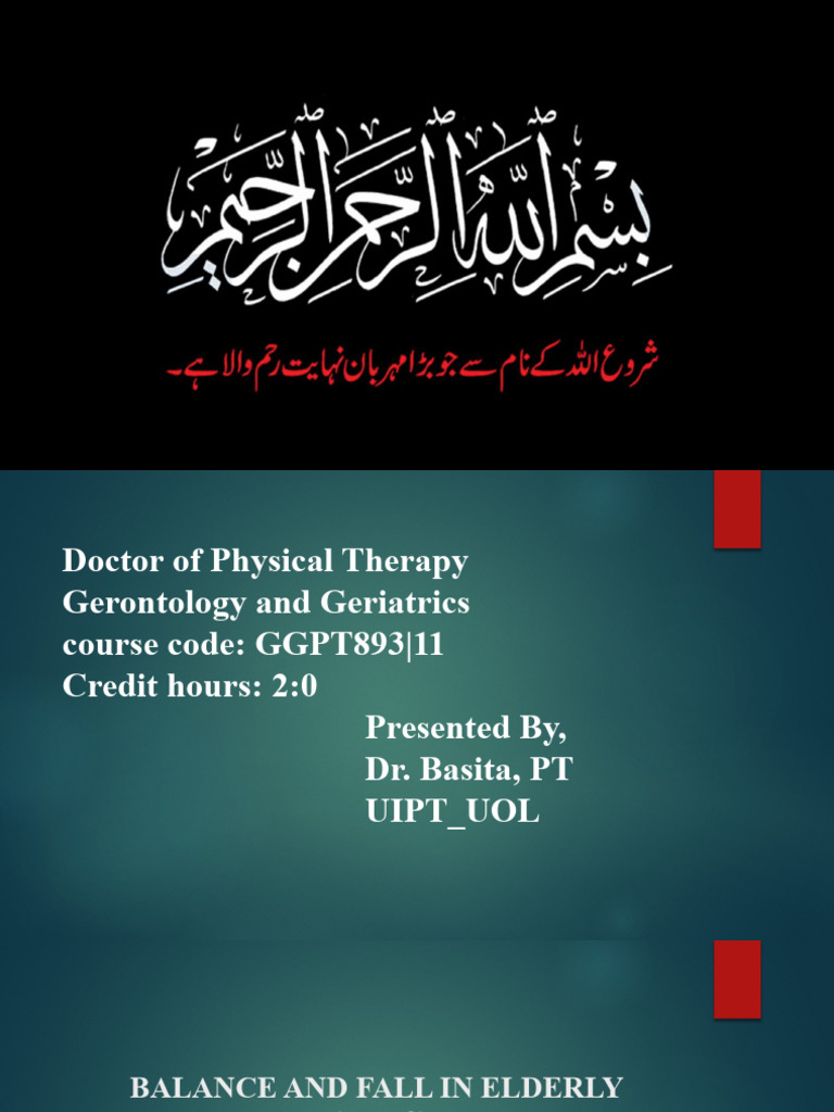 Balance (2) | PDF | Balance (Ability) | Geriatrics