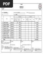 SK Officials' Honorarium Payroll Sample | PDF