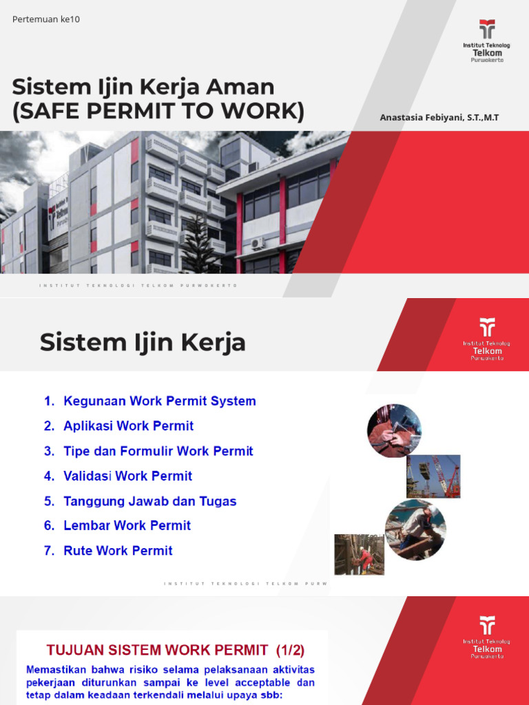 MATERI 7 Permit to work | PDF