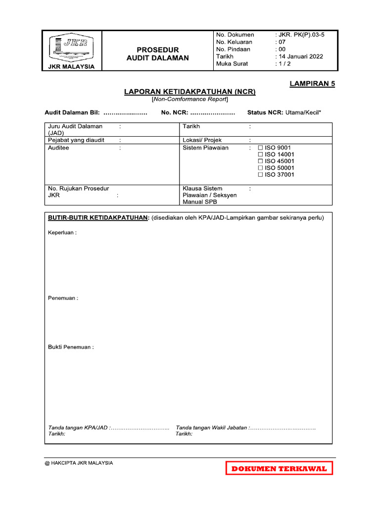 NCR JKR | PDF