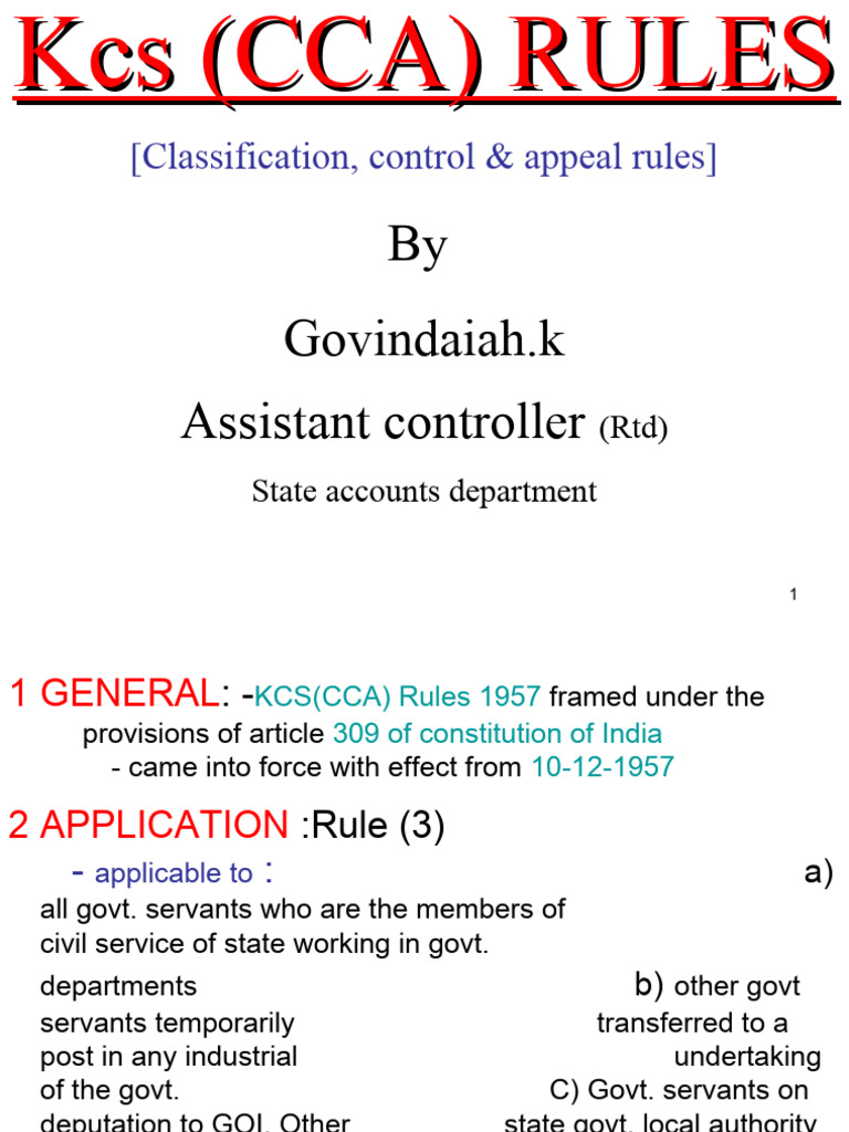 Cca Rules | PDF | Witness | Audit