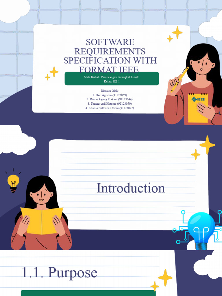 Software Requirements Specification With Format IEEE | PDF | Use Case ...