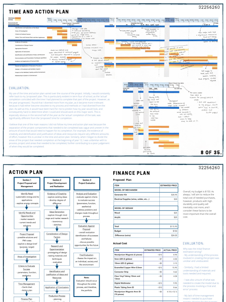 Example - time and action plan-1 | PDF | Cognition