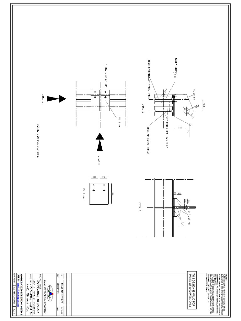 262 DR 36 Operations Padeye For Panel of A 22 Well Rev 0 | PDF