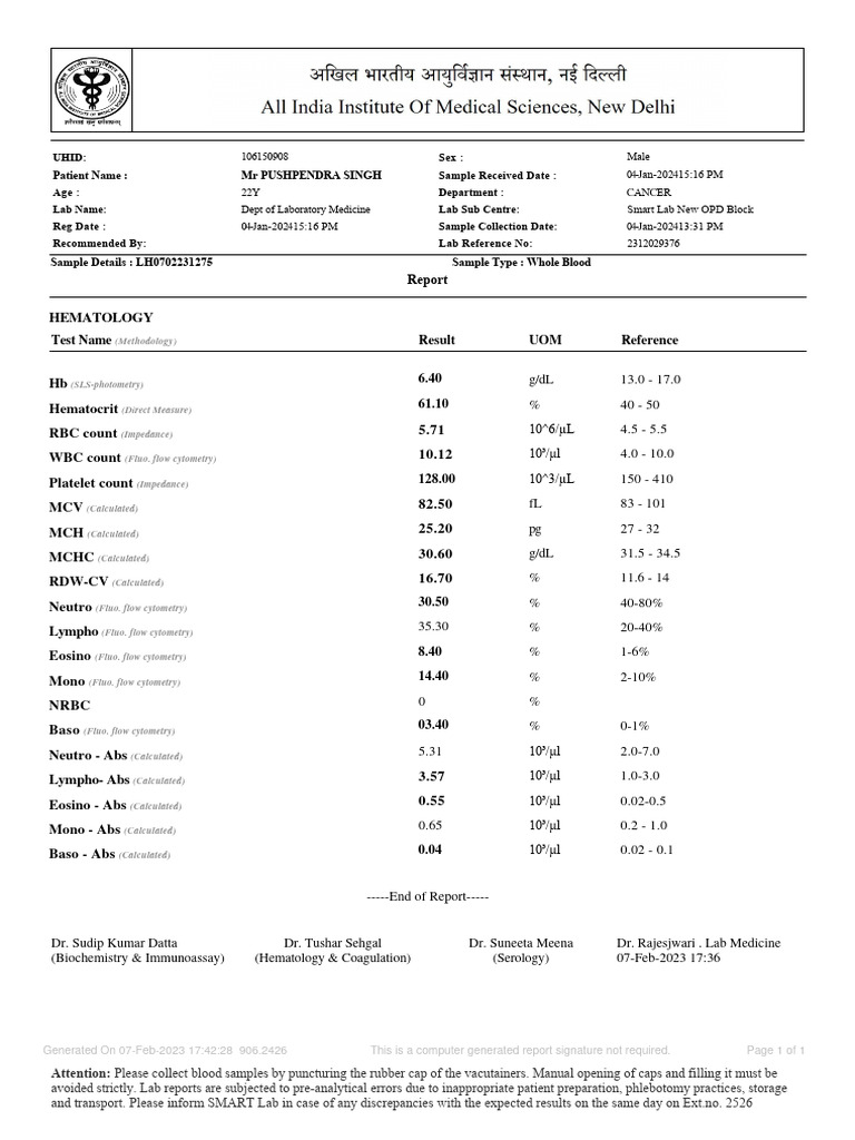 Aiims 2 | PDF | Medical Specialties | Pathology