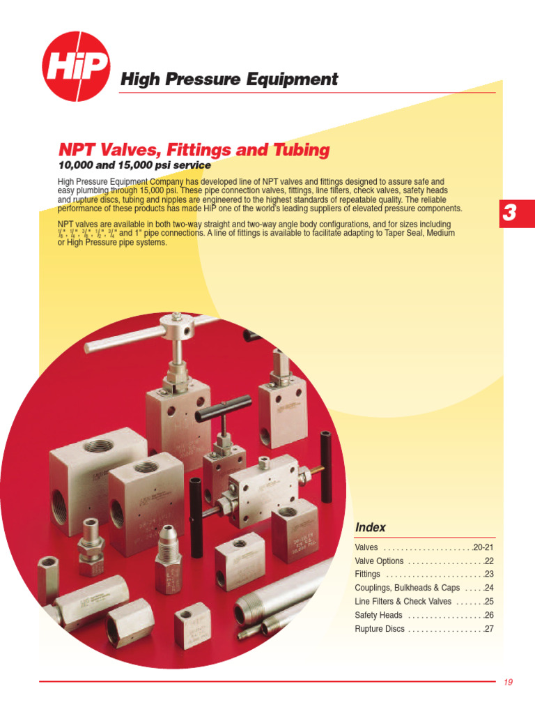NPT | PDF | Valve | Pipe (Fluid Conveyance)