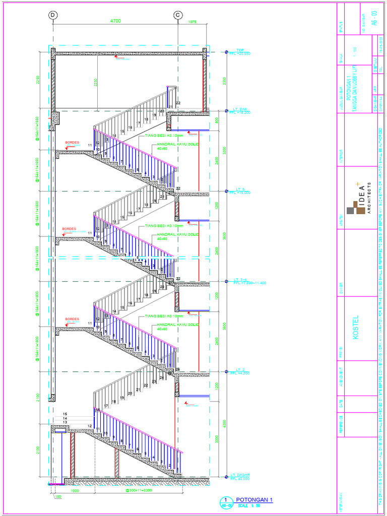 Desain Tangga dan Lobby Lift | PDF