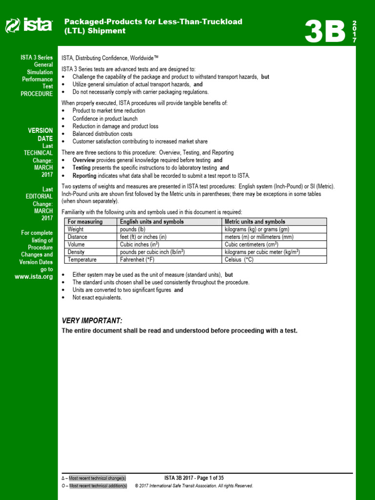 3B-2017 Ista | PDF | Metrology