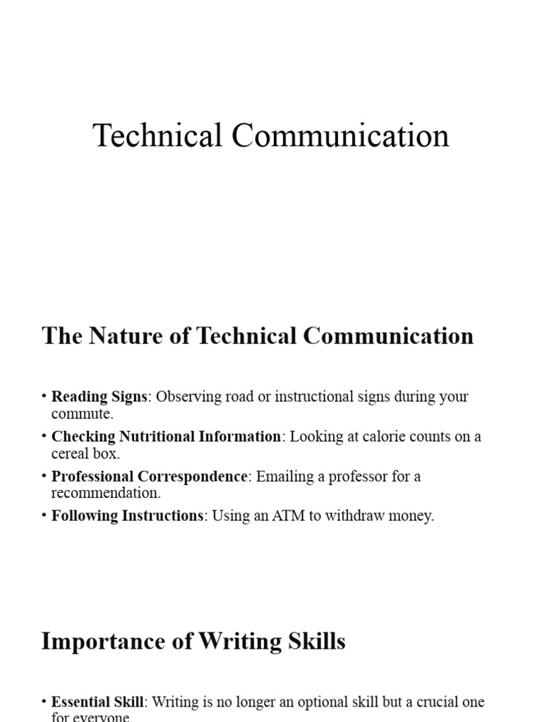 Technical Communication Forms and Types | PDF | Technical Communication | Communication