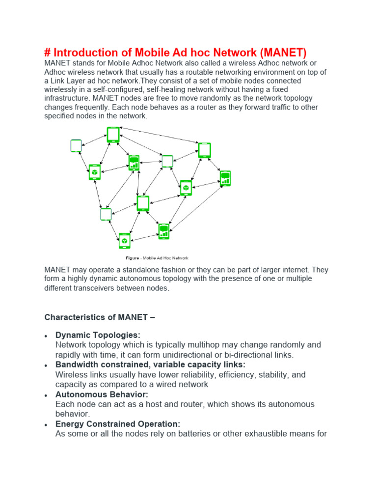 MC Unit5 | PDF | Wireless Ad Hoc Network | Routing