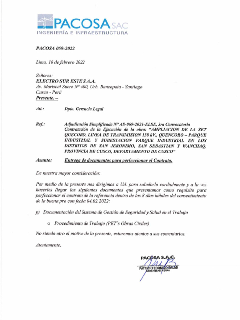 3.0 PACOSA 059-2022-(CARTA) (1) | PDF