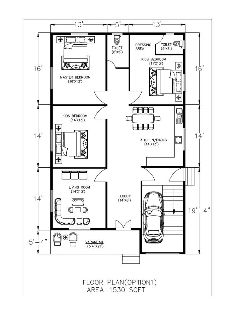 House Plan Option 1 | PDF