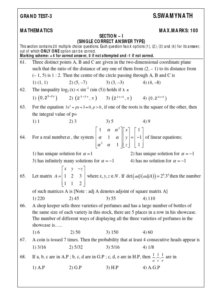 SSN - GTM-3 - QP Final | PDF | Euclidean Geometry | Mathematical Concepts