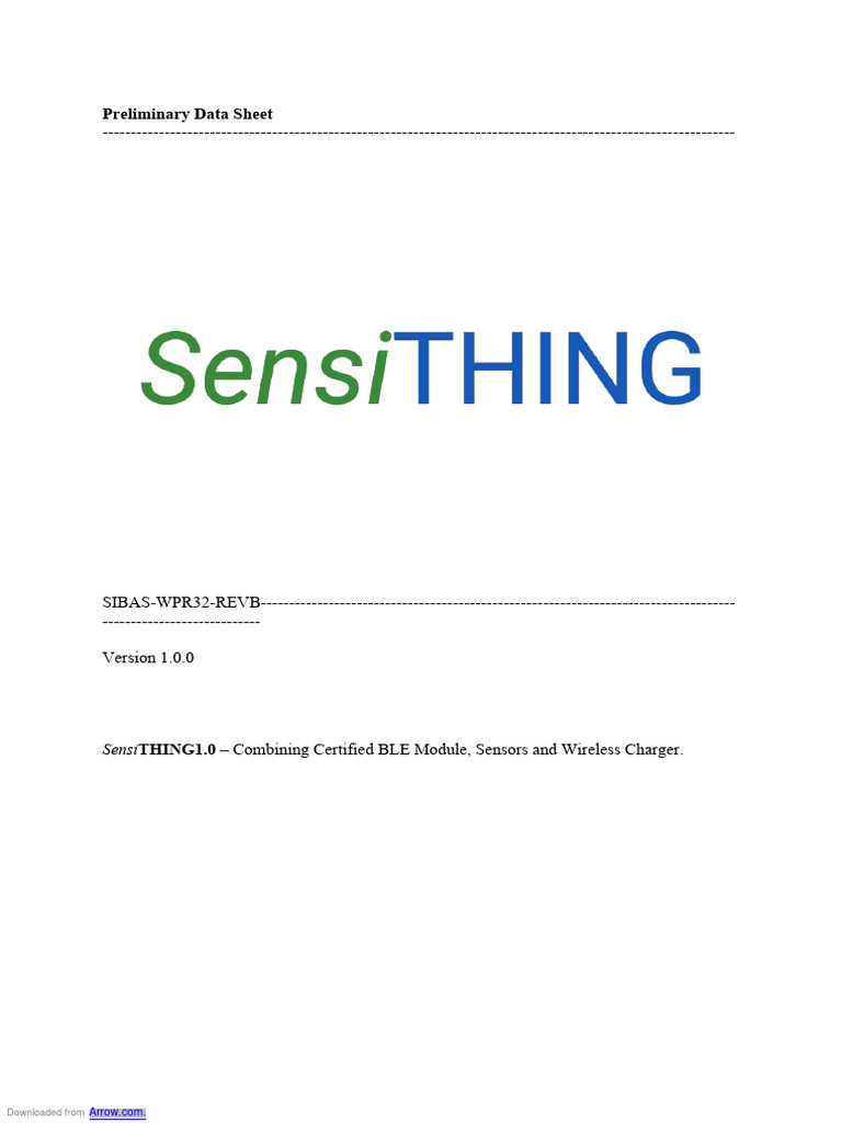Sibas wpr32 | PDF | Microcontroller | System On A Chip