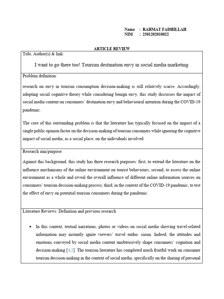 Review Articel Sudah Di Revisi Pdf Popular Culture Media Studies