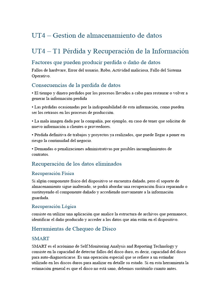 Ut4 Resumen T1,2,3,4,5 | PDF | Apoyo | Archivo de computadora