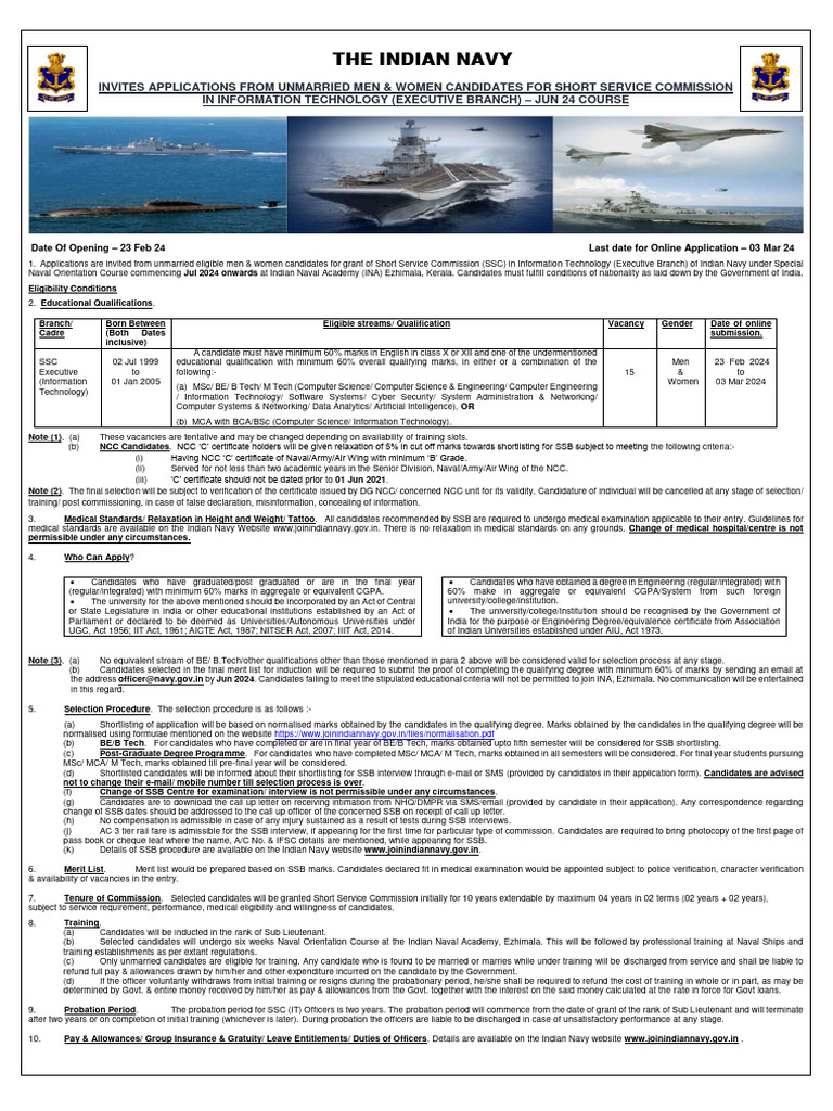 The Indian Navy | PDF