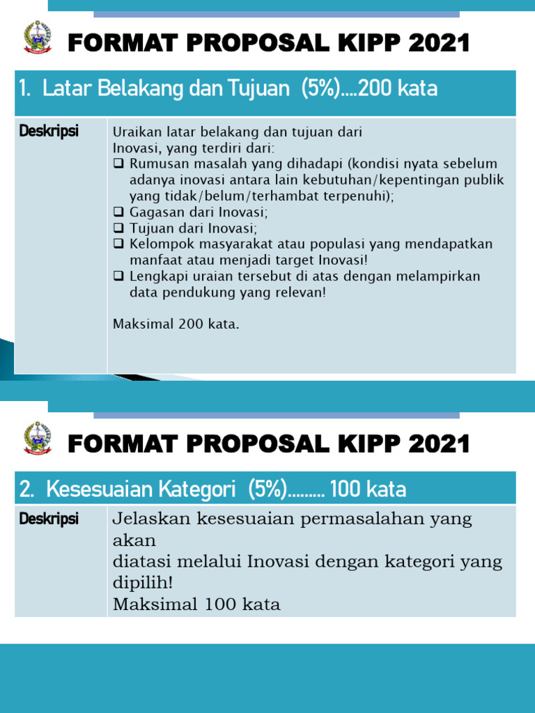 Format Penulisan Proposal | PDF