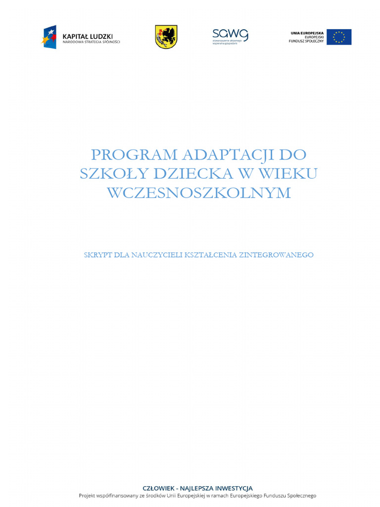 4. ORE Program adaptacji | PDF