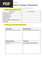PERMA Self Assessment Worksheet | PDF