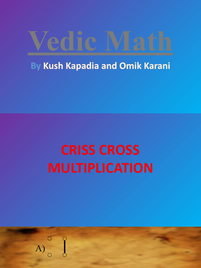Vedic Math Techniques | PDF