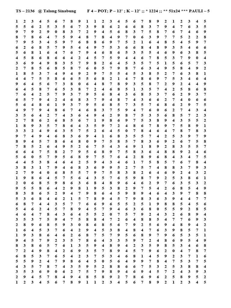 PAULI - 5 - POT F 4 - 1224 - 51x24 - LTB 12 | PDF
