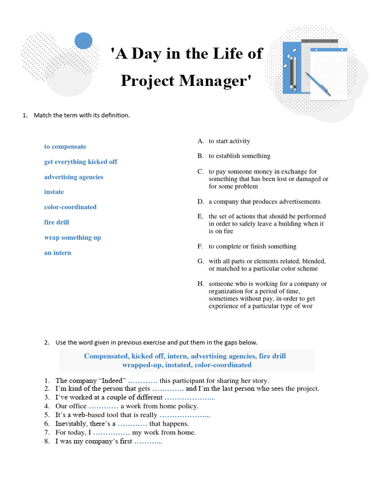 'A Day in the Life of a Project Manager' | PDF