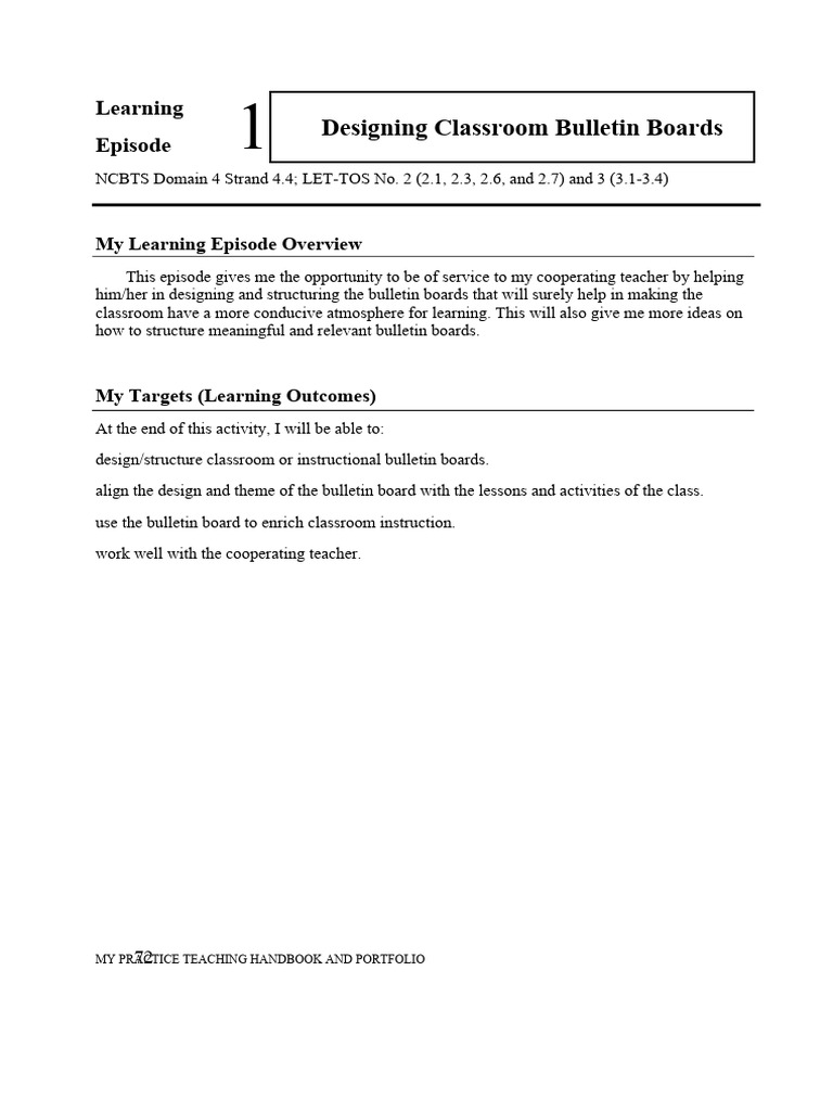 Learning Episode 10,11, 12 | PDF | Teachers | Learning